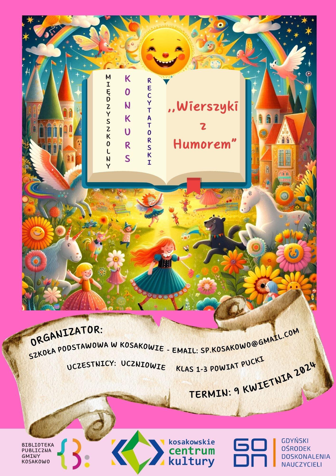 Międzyszkolny konkurs recytatorski ''Wierszyki z humorem'' - Szkoła ...